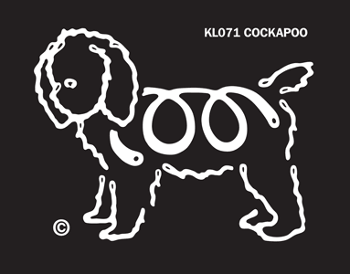 Cockapoo - Window Tattoo | Pet Gifts USA