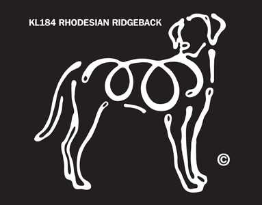 Rhodesian Ridgeback - Window Tattoo | Pet Gifts USA