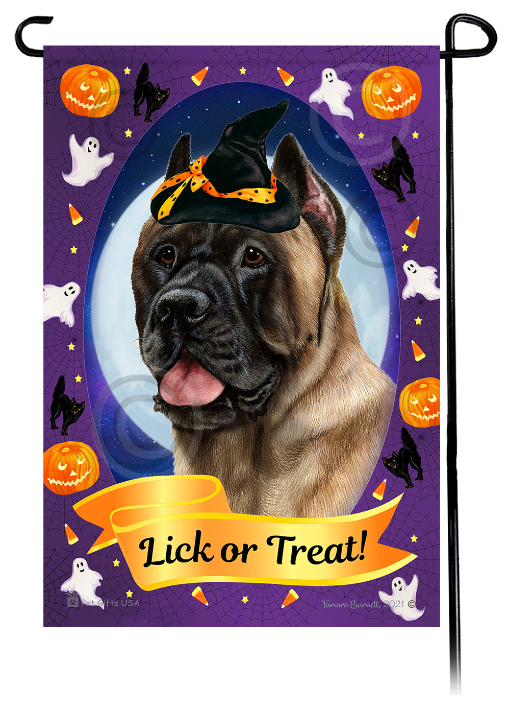 Havanese Black and White - Patriotic Flowers Garden Flag | Pet Gifts USA