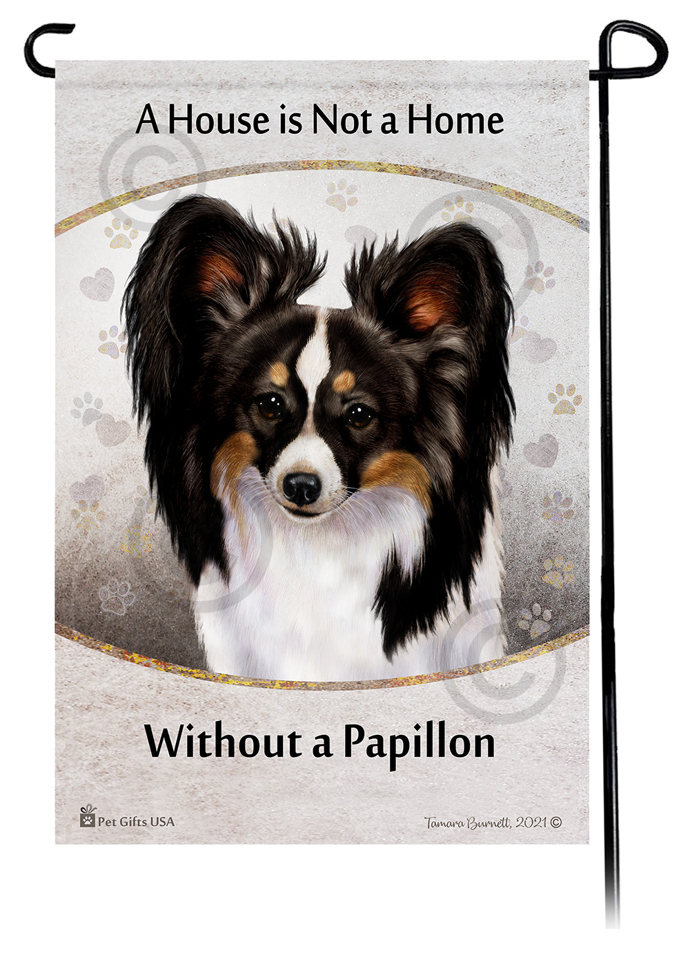 Saint Bernard A House Is Not A Home - Garden Flag | Pet Gifts USA