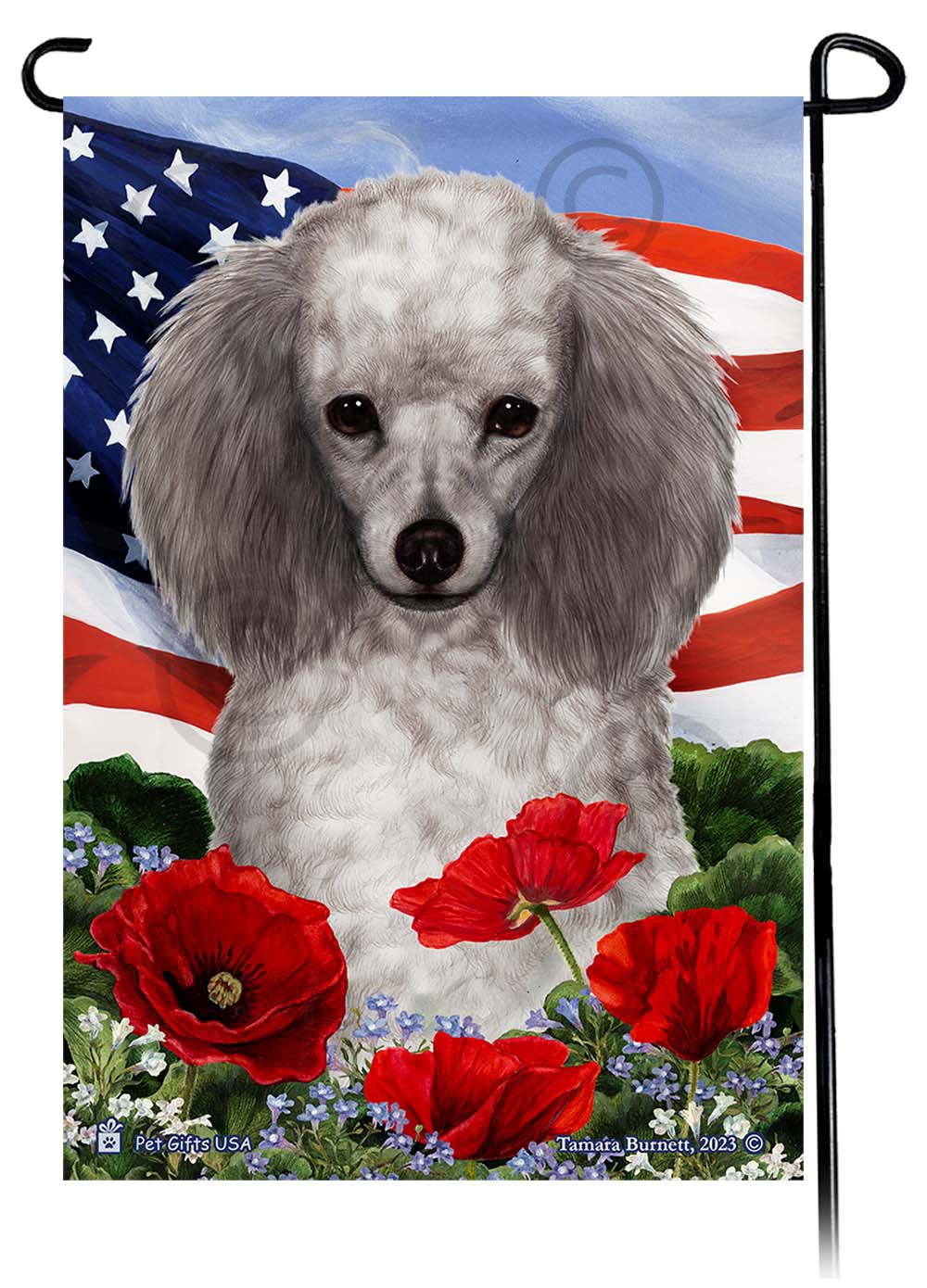 Dachshund LH Dark Black and Tan Dapple - Out Of This World Garden Flag ...