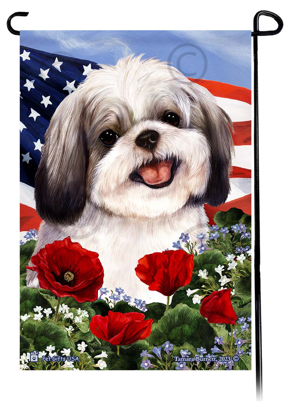 French Bulldog Blue and White - Out Of This World Garden Flag | Pet ...