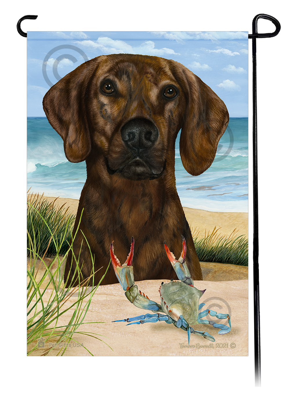 Cocker Spaniel Buff Hope You Like To Snuggle Flag | Pet Gifts USA