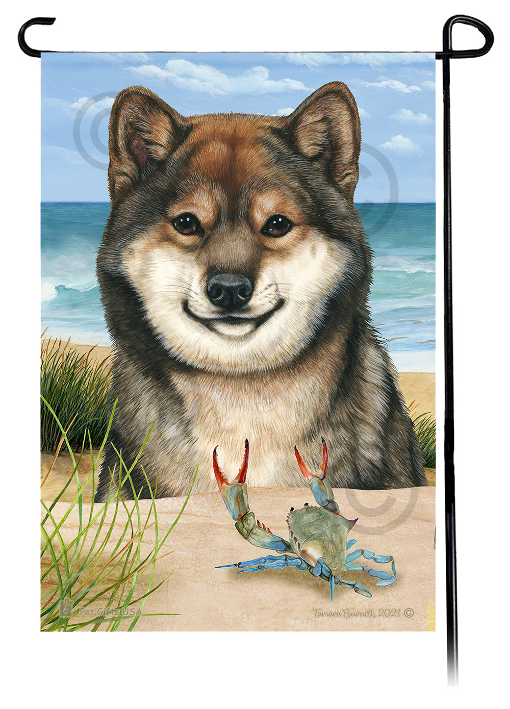 Catahoula Leopard Dog Summer Flowers Garden Flag | Pet Gifts USA