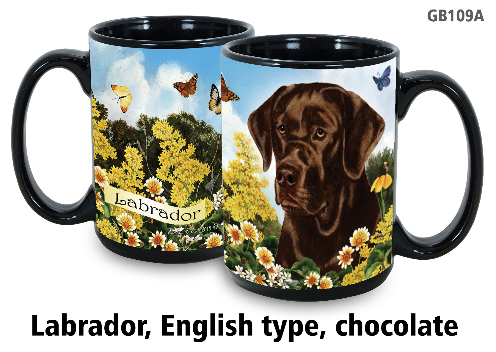 Labrador Retriever American White - Garden Party Fun Mug 15 oz | Pet ...