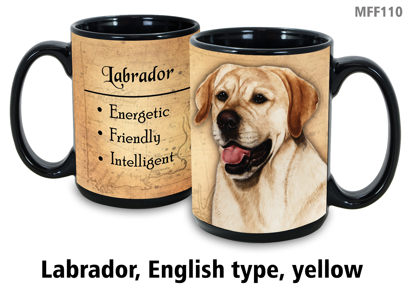 Labrador Retriever (Yellow) - My Faithful Friends Mug 15 oz | Pet Gifts USA