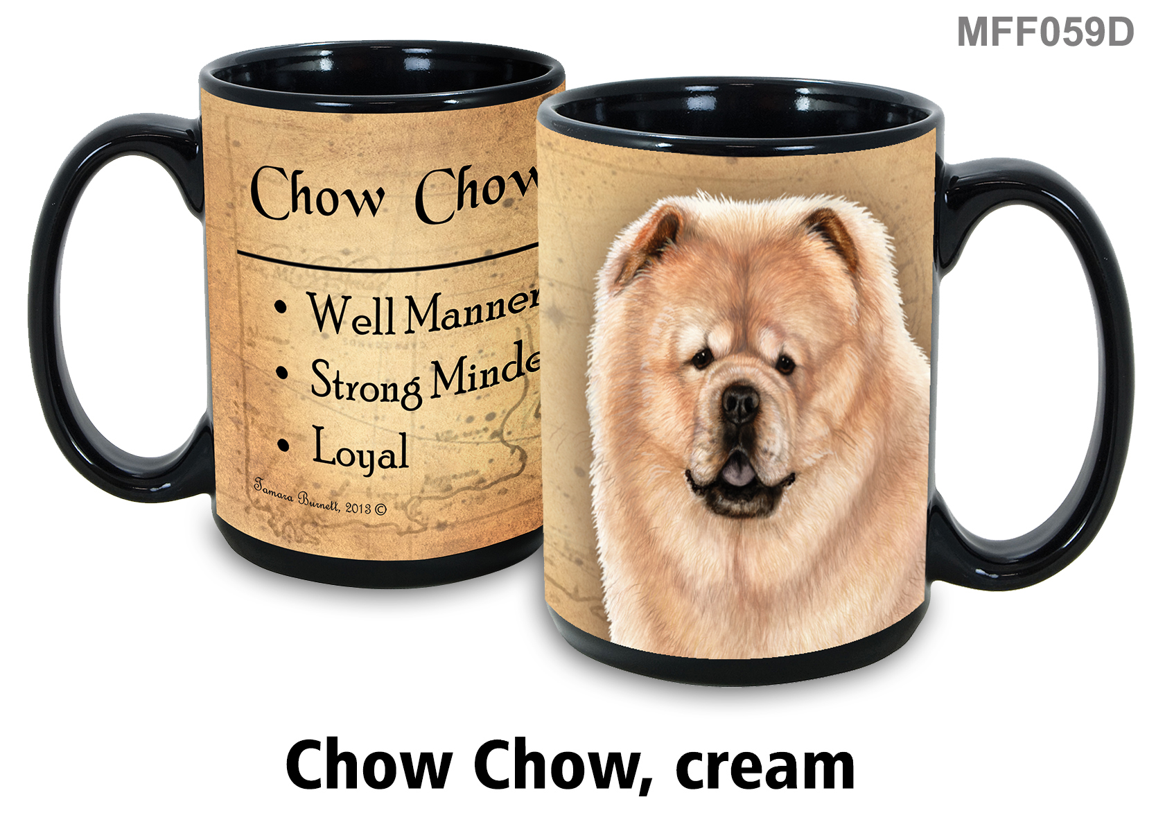 Chow Chow Cream - My Faithful Friends Mug 15 oz | Pet Gifts USA