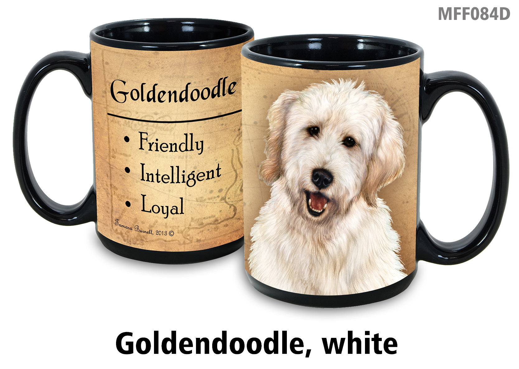 Goldendoodle White - My Faithful Friends Mug 15 oz | Pet Gifts USA
