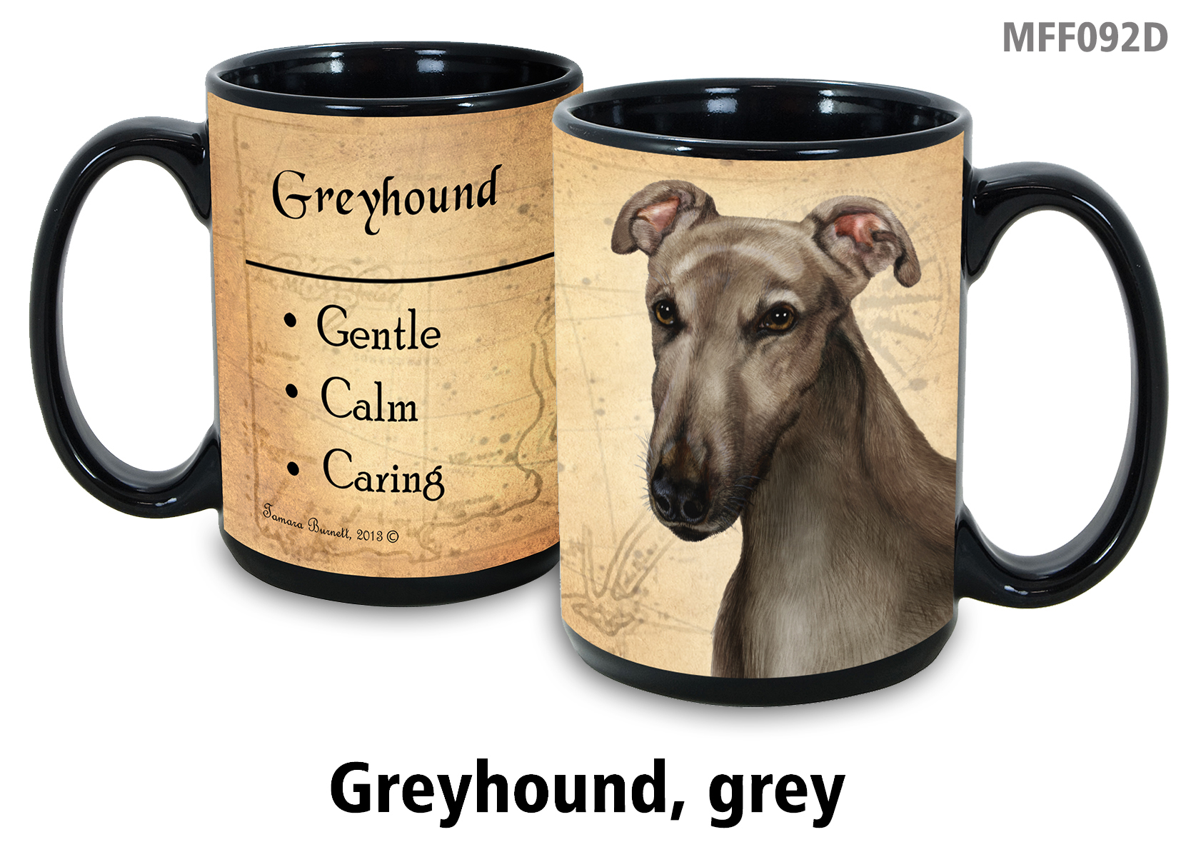 Greyhound Grey - My Faithful Friends Mug 15 oz | Pet Gifts USA