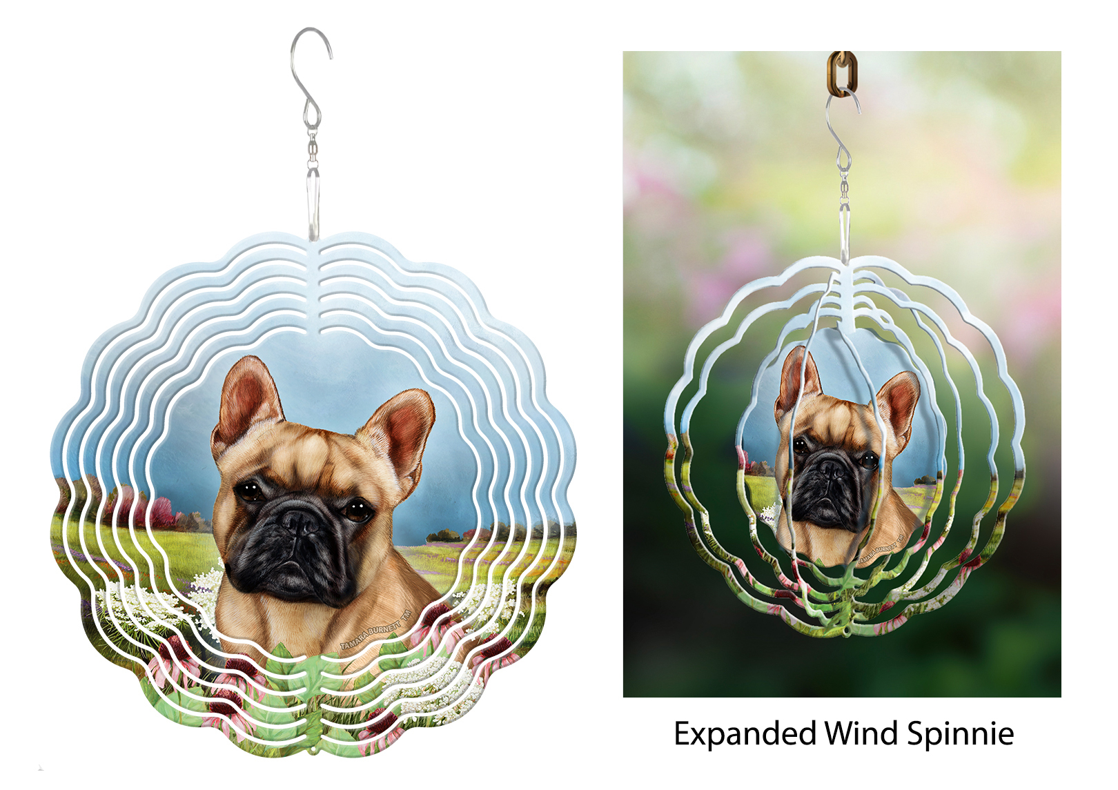 French Bulldog (Fawn) - Wind Spinner | Pet Gifts USA