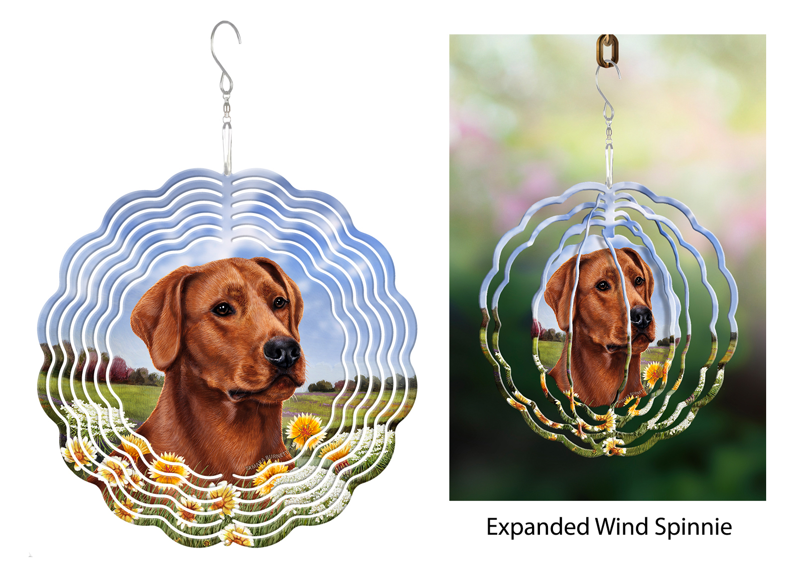Labrador Retriever (Red, American) - Wind Spinner | Pet Gifts USA